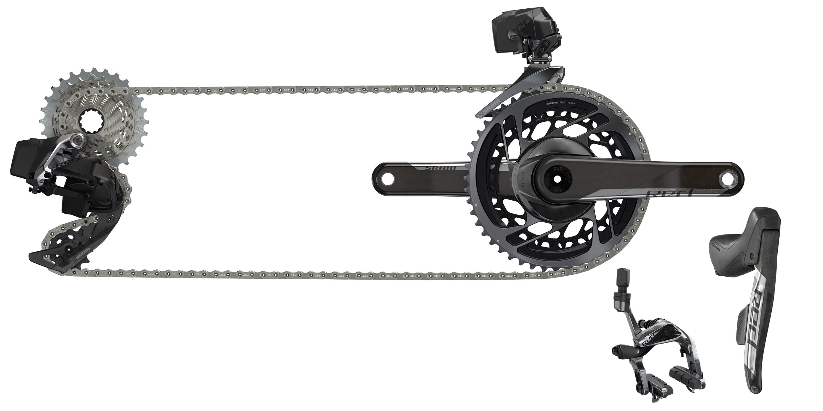 SRAM Red eTap AXS 2X Road Rim Brake Groupset — Playtri The Colony